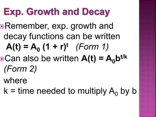 5 3 exponential functions | PPTX