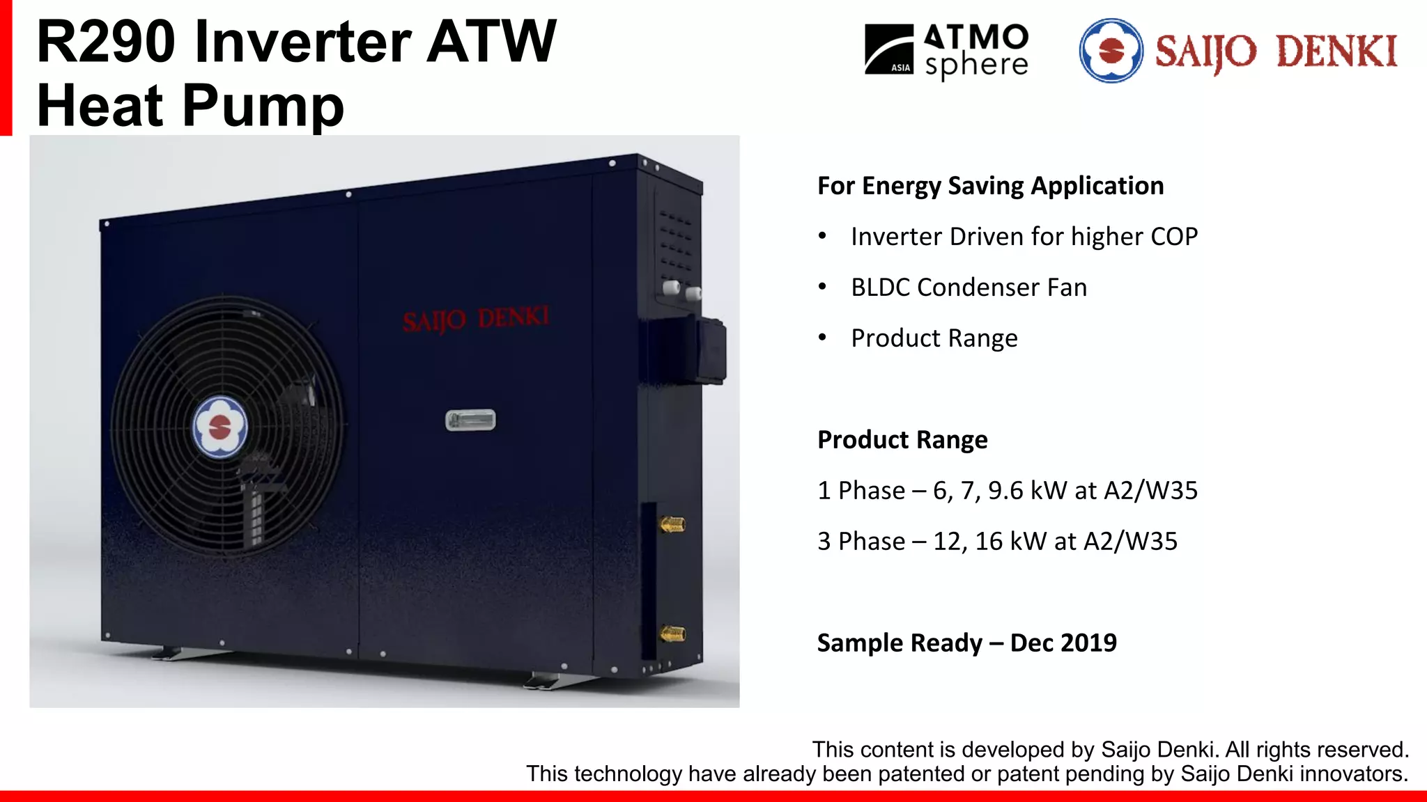 Development of R290 Air to Water Heat Pump & Chiller in Thailand | PDF ...