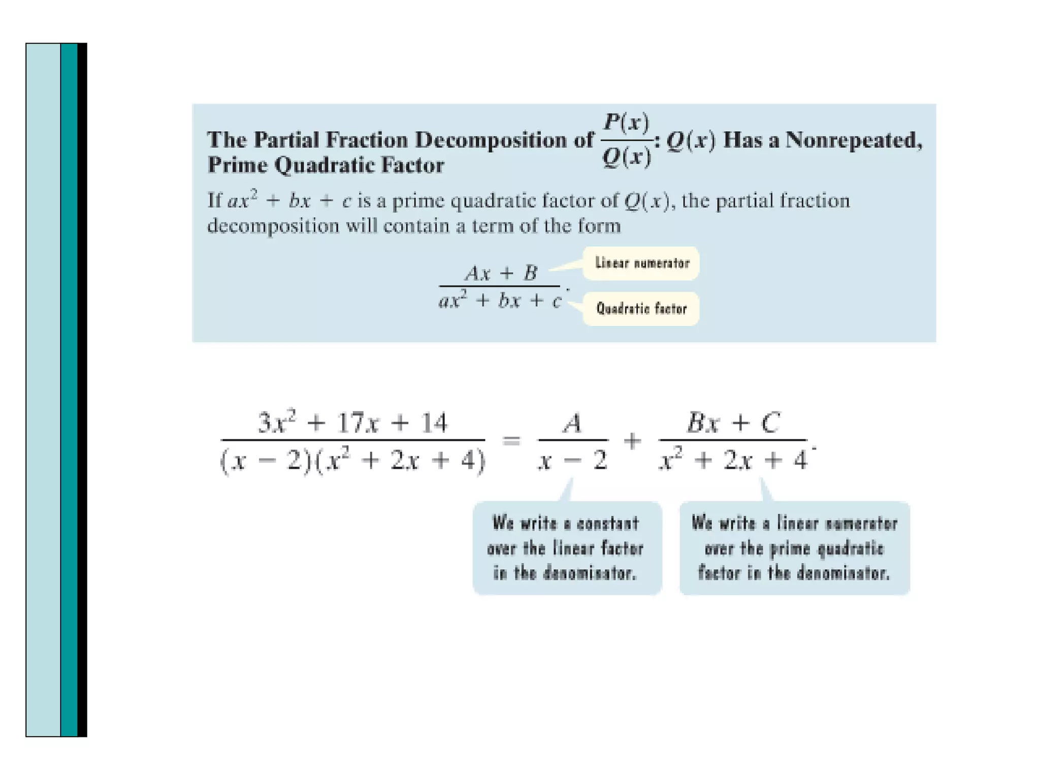 5 3 Partial Fractions | PPT