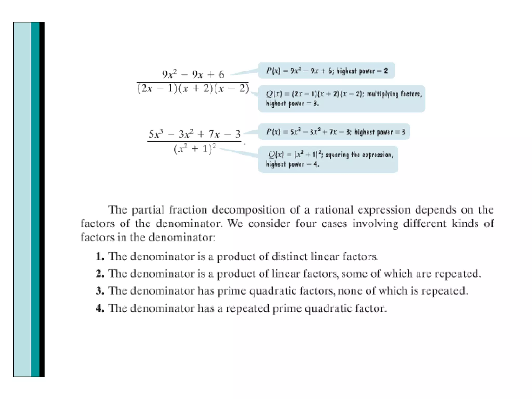 5 3 Partial Fractions | PPT