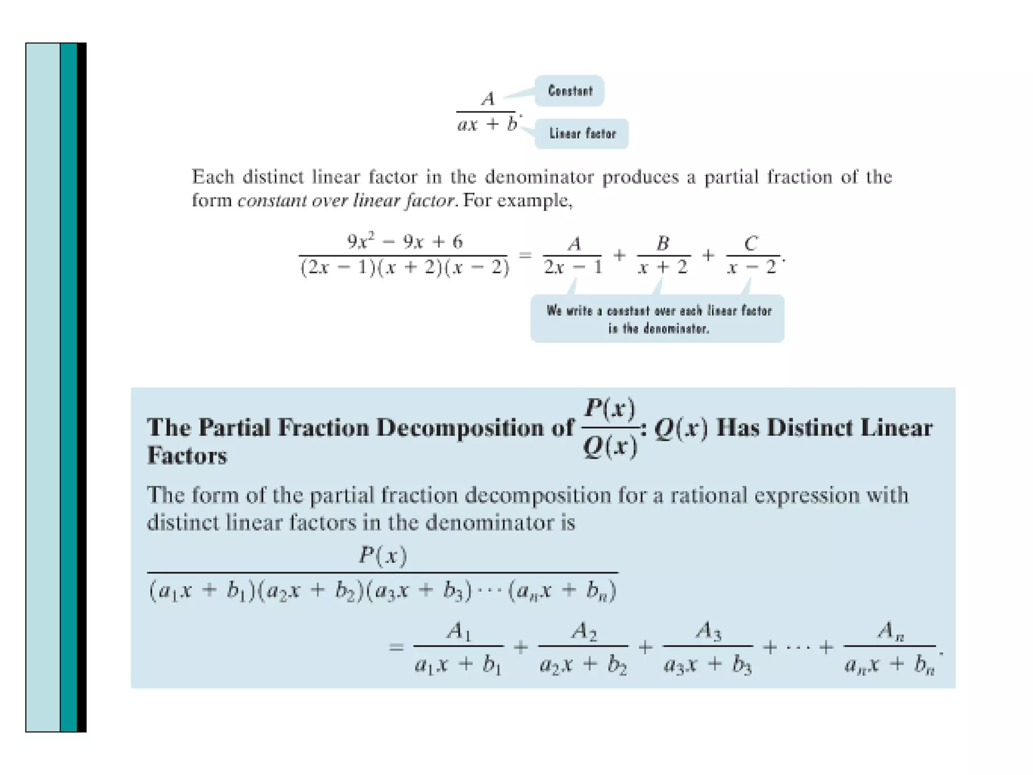 5 3 Partial Fractions | PPT