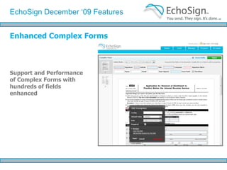 EchoSign December 2009 (5.3) Release | PPT