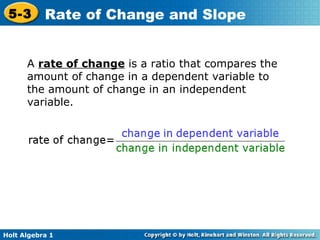 5.3 rate of change | PPT