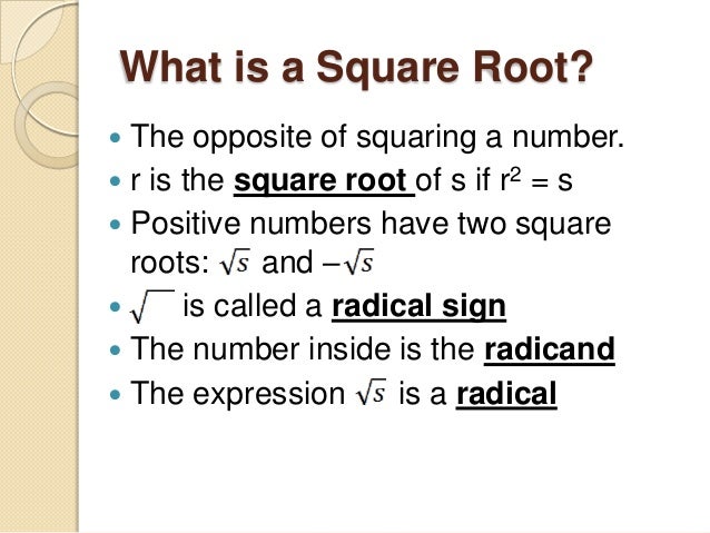 5.3 Solving Quadratics by Finding Square Roots