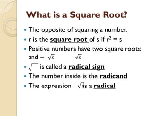 5.3 solving quadratics by finding square roots | PPTX | Physics | Science