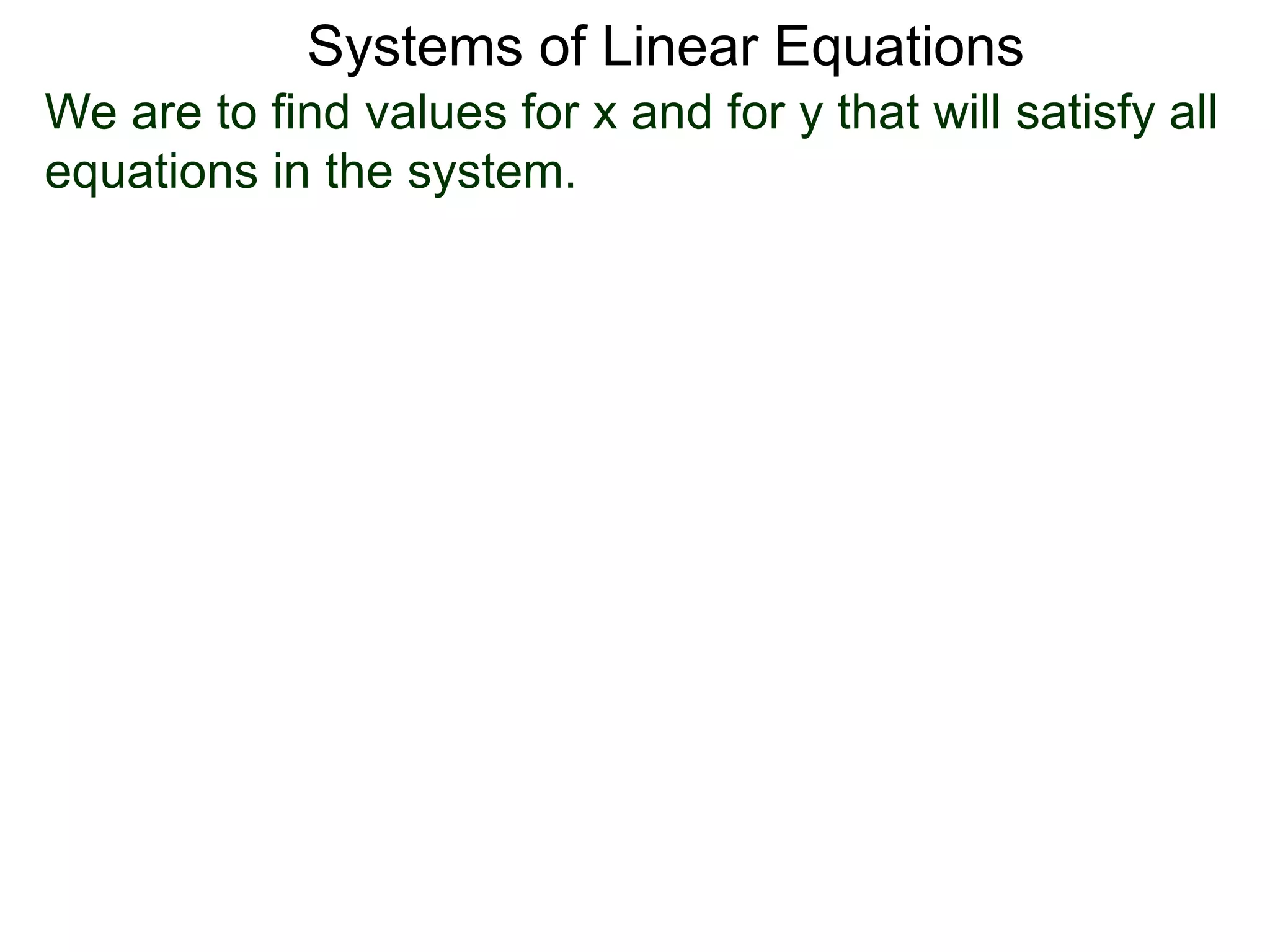 6.1 system of linear equations and matrices | PPTX