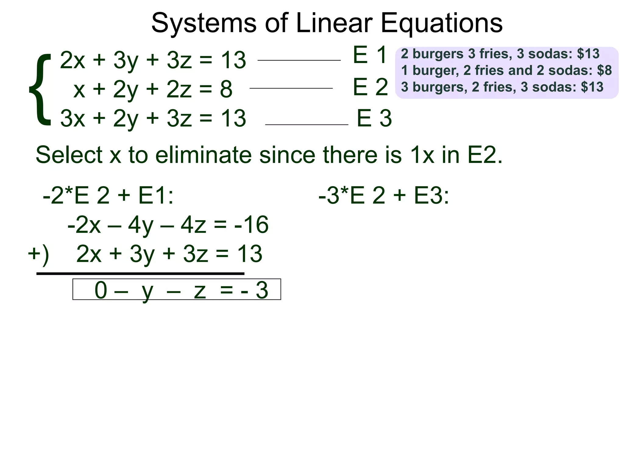 6.1 system of linear equations and matrices | PPTX
