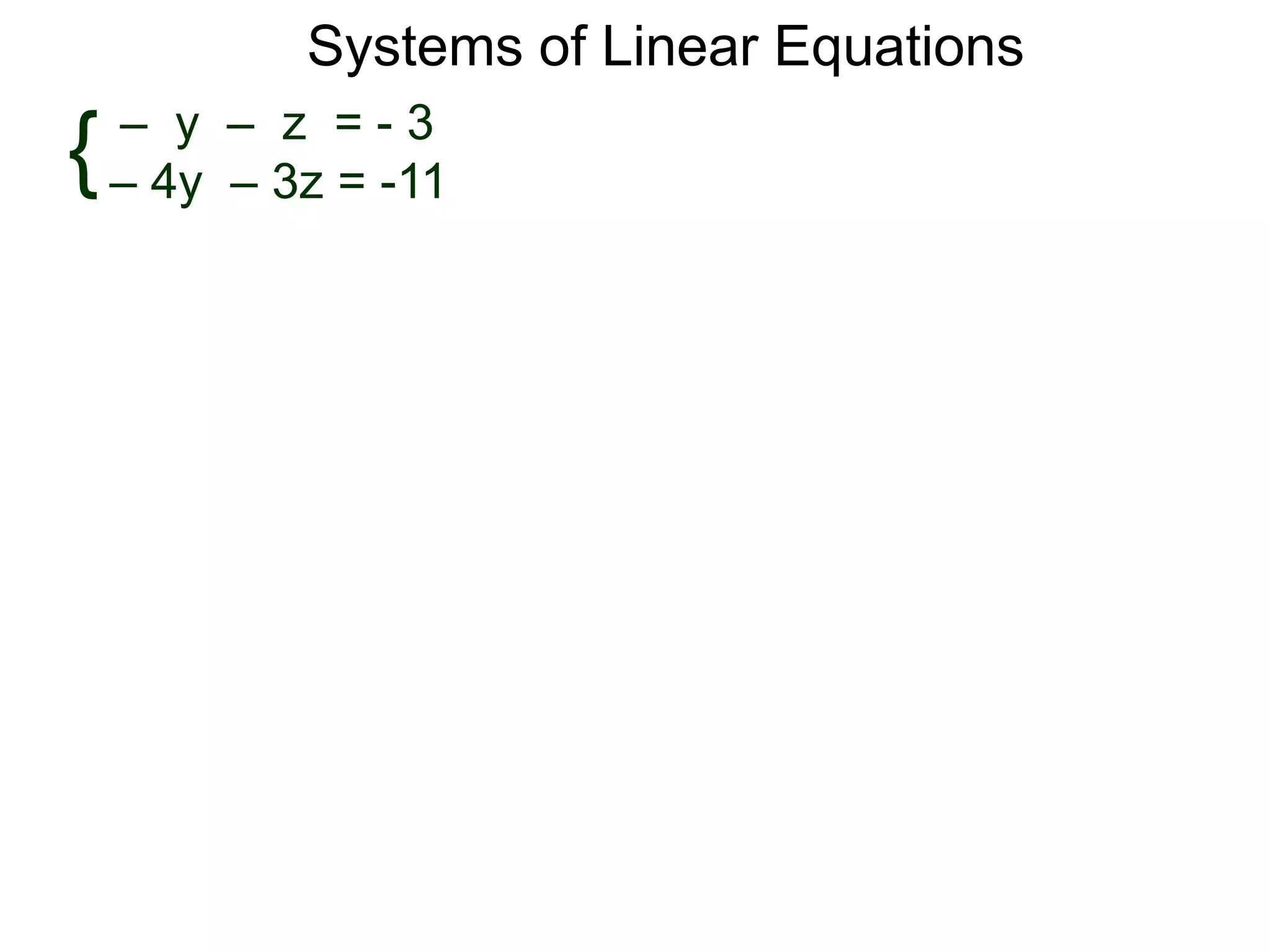 61 System Of Linear Equations And Matrices Pptx Physics Science