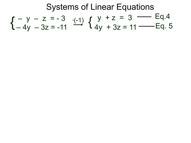 6.1 system of linear equations and matrices | PPTX | Physics | Science