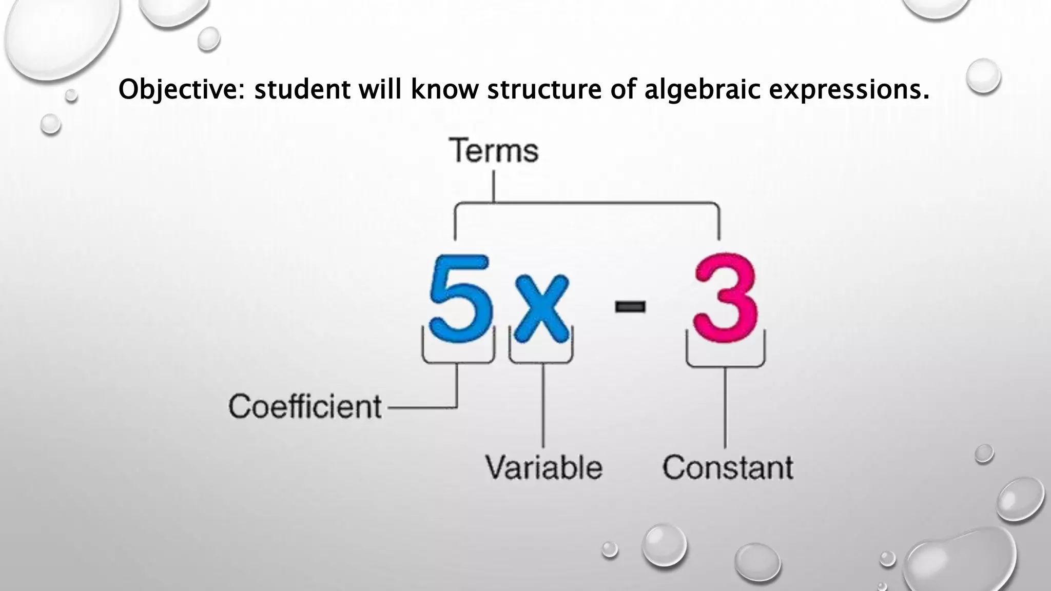5 3 write algebraic expressions | PPTX
