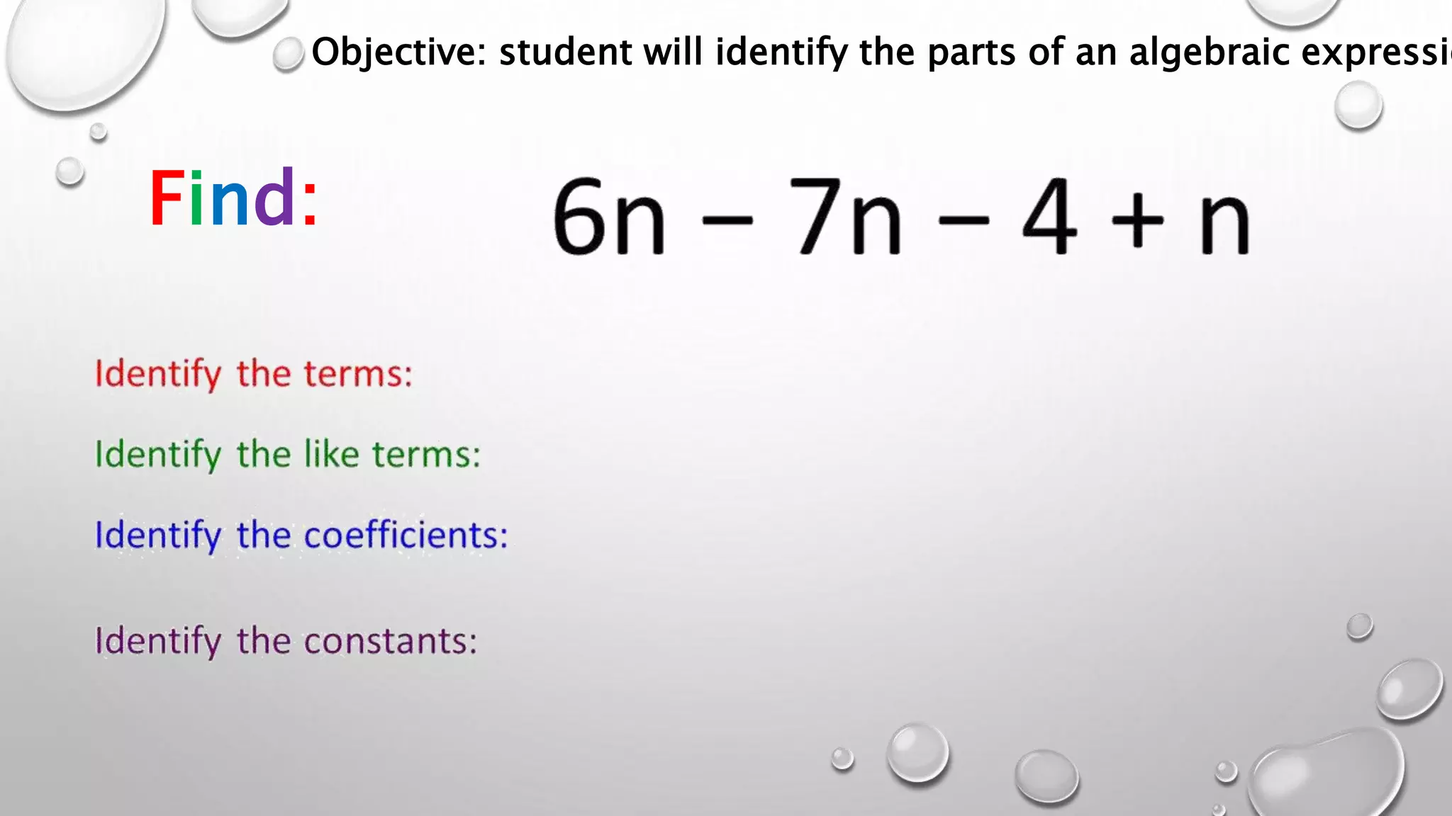 5 3 write algebraic expressions | PPTX