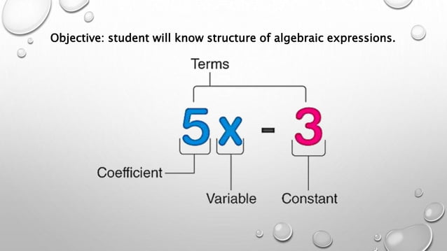 5 3 write algebraic expressions | PPTX