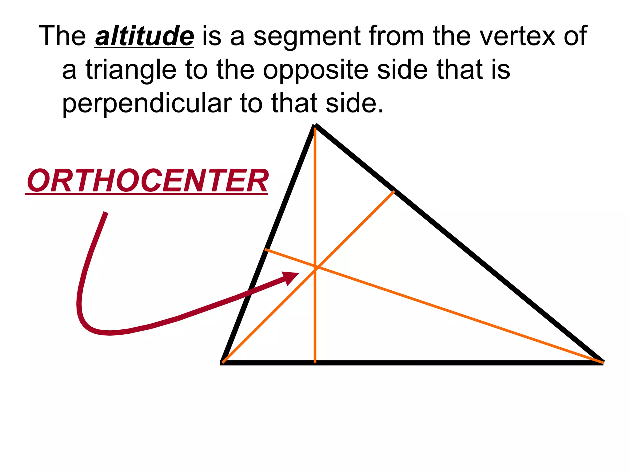 5.4 Altitude And Median Ppt | PPT