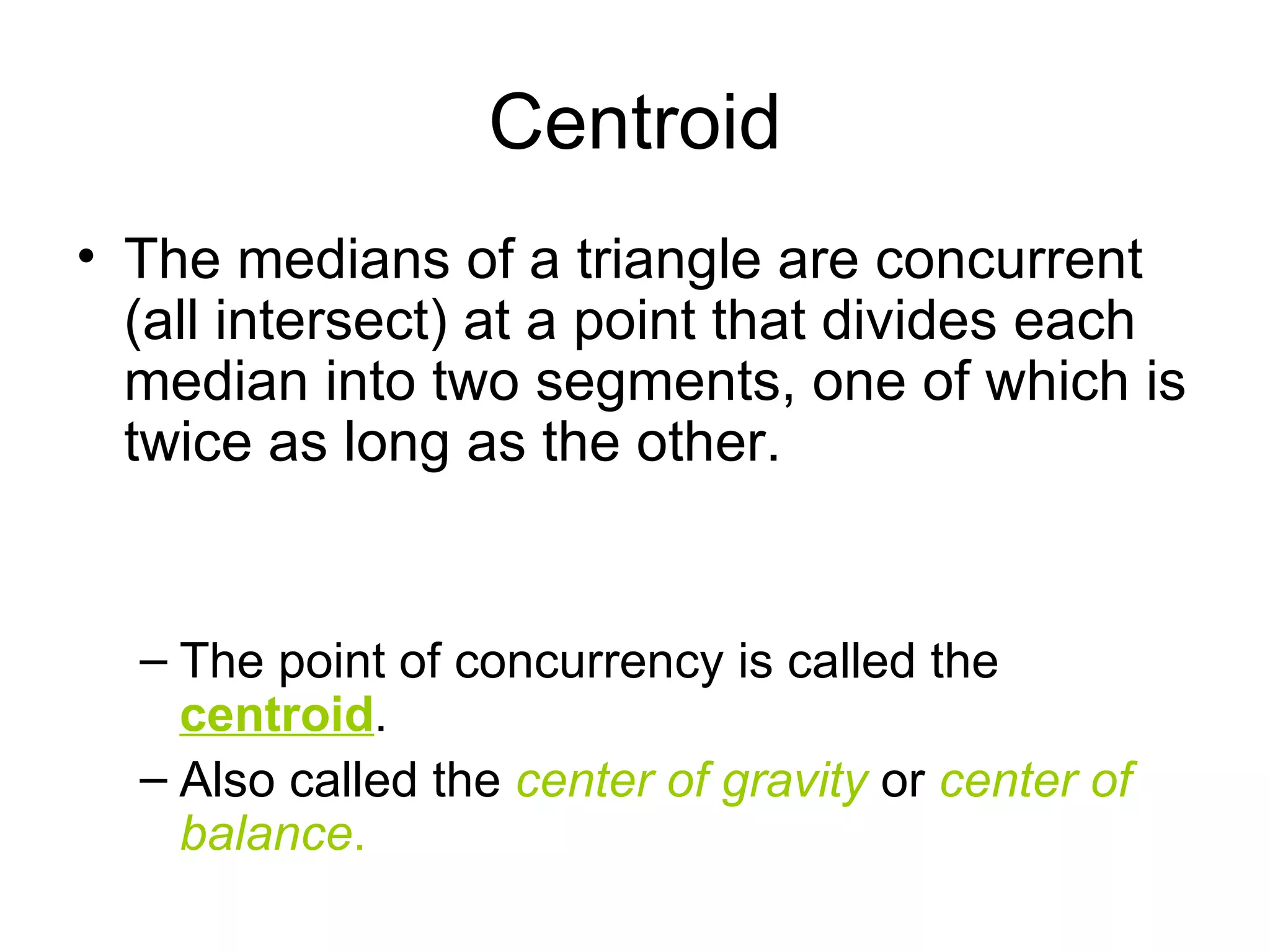 5.4 Altitude And Median Ppt | PPT