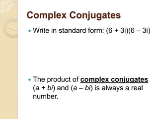 5.4 Complex Numbers | PPTX | Physics | Science