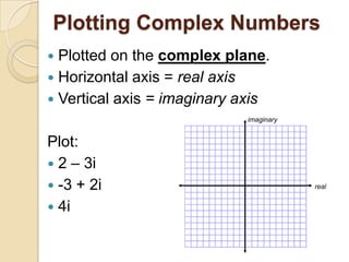 5.4 Complex Numbers | PPTX | Physics | Science