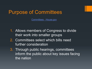5- 4 congressional committees | PPTX