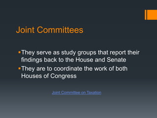 Joint Committee Congress