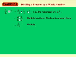 5.4 dividing fractions updated | PPT