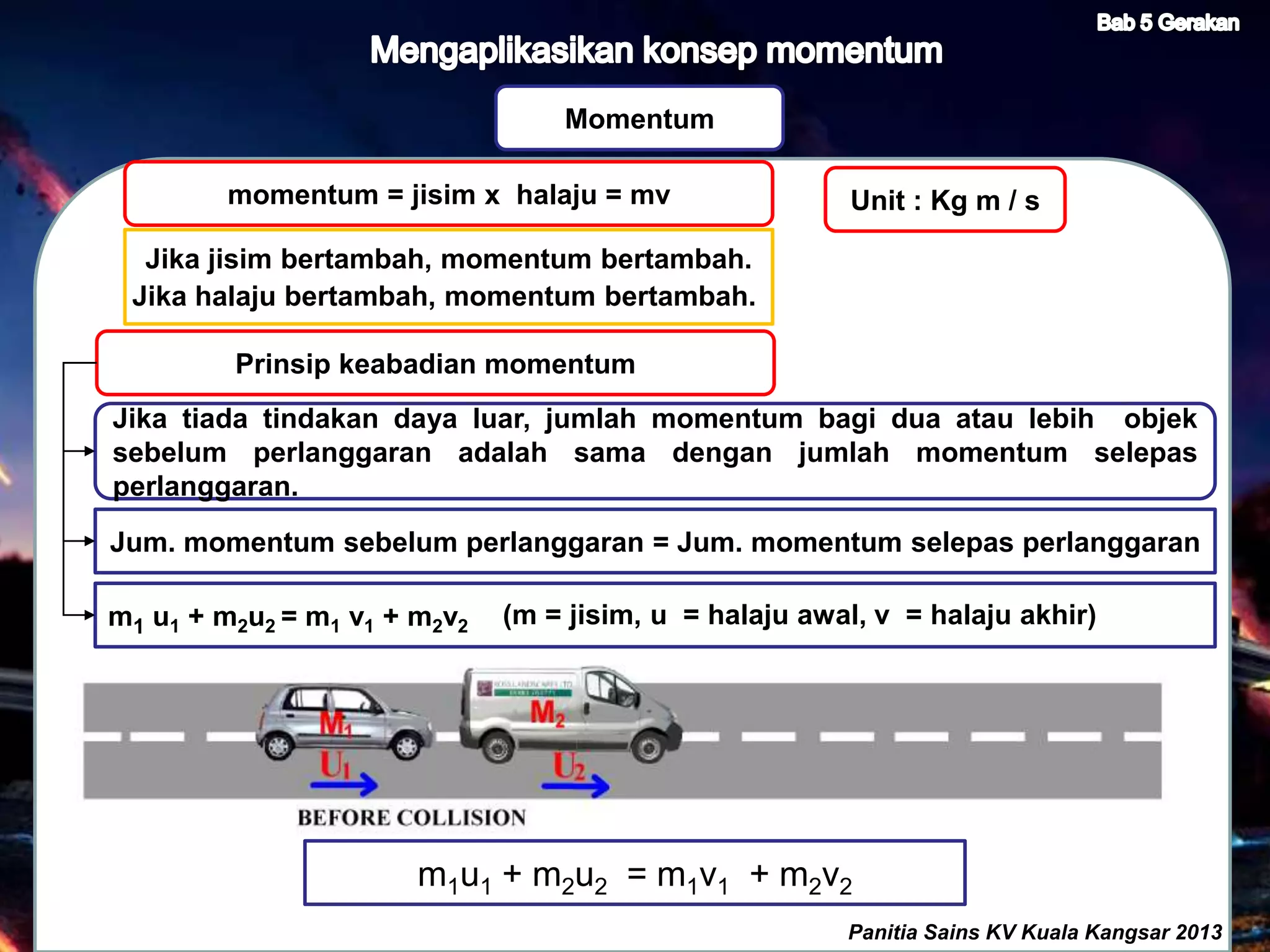 Memahami Konsep Momentum | PPTX