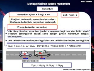 Memahami Konsep Momentum | PPT