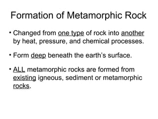 5.4 metamorphic rock | PPT