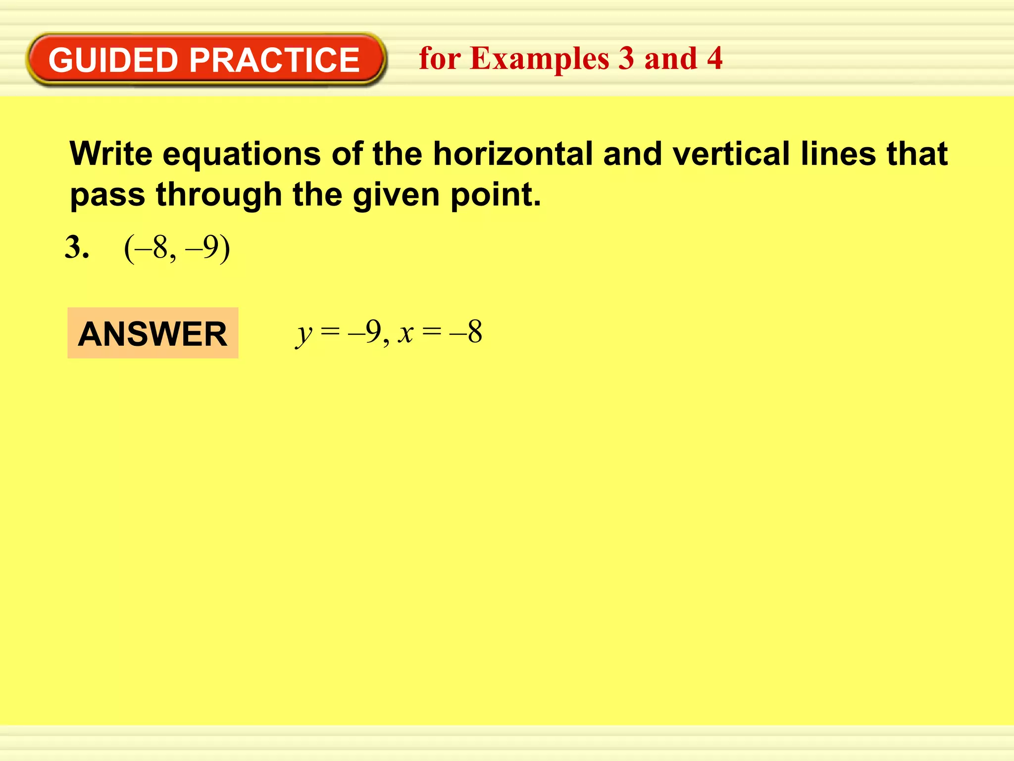 5.4 write linear equations in standard form day 1 | PPTX