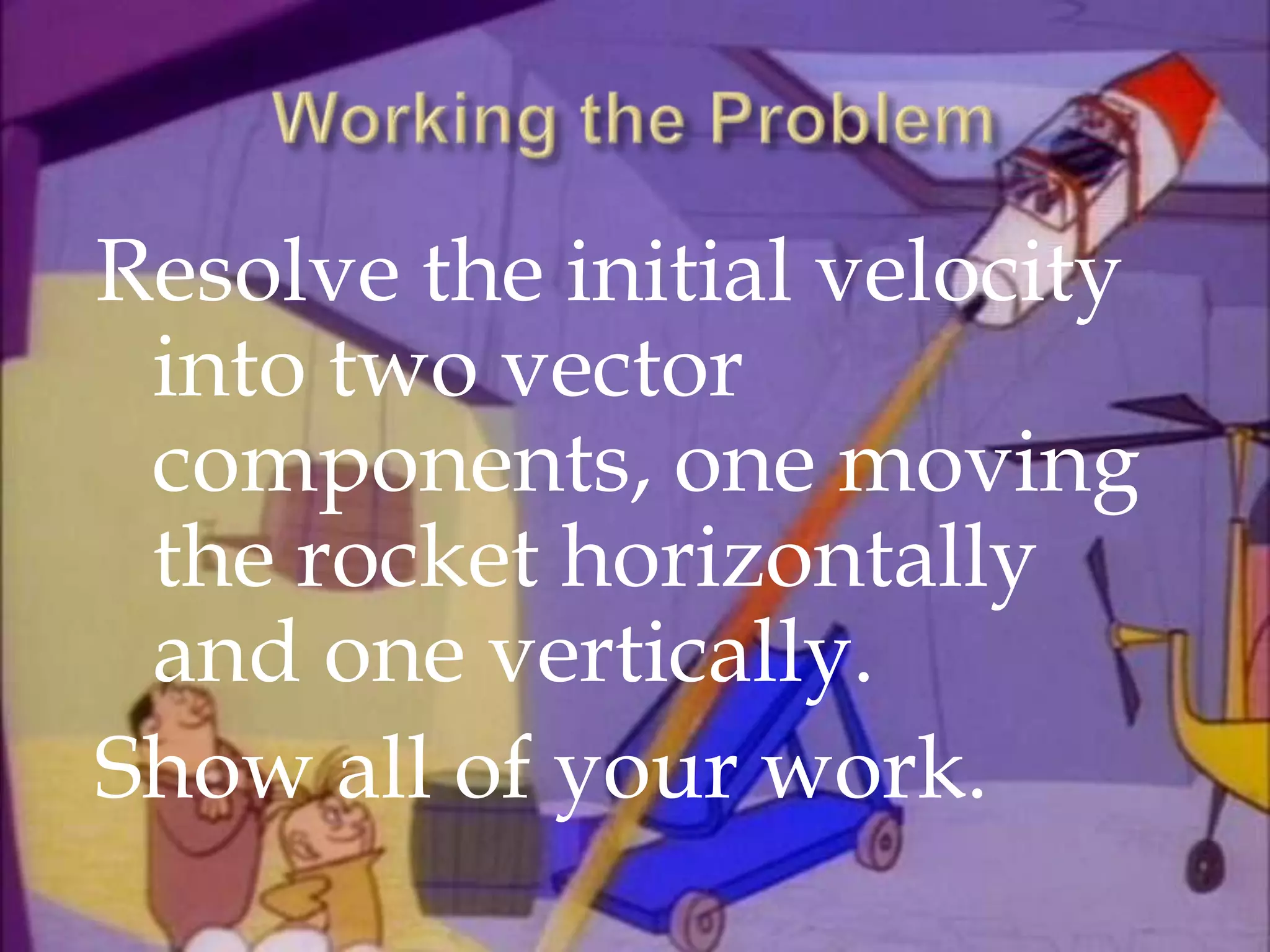 5.50 ppt batfink angle launched projectile motion | PPTX | Physics ...