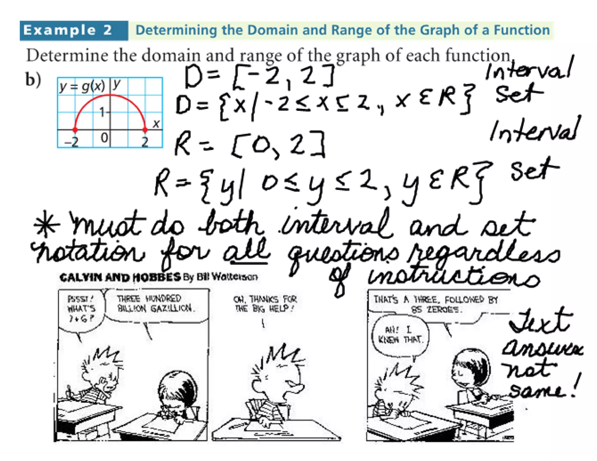 5.5 Domain and Range notes | PDF