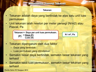 Mensintesis Konsep Tekanan | PPTX