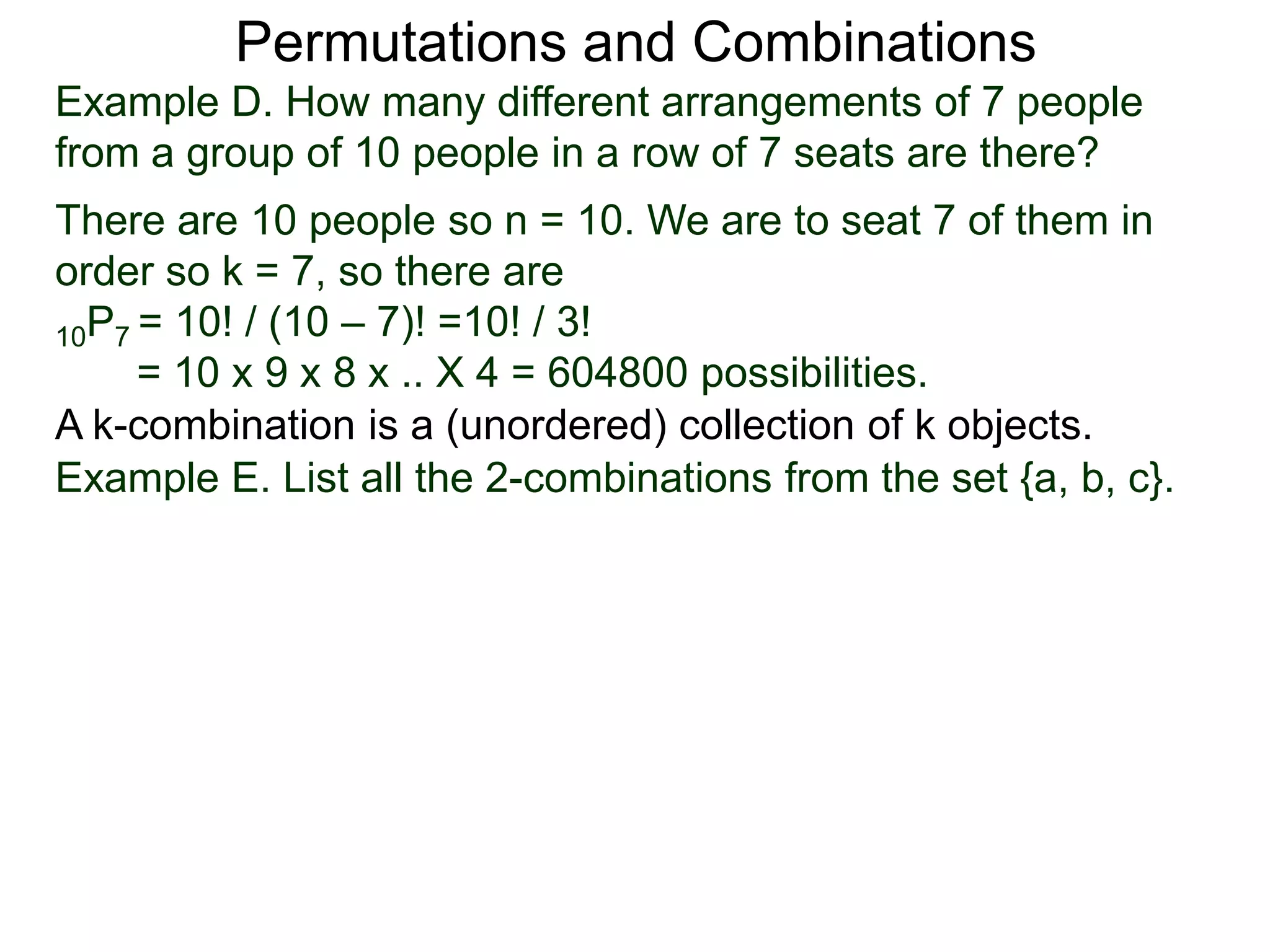 5.5 permutations and combinations | PPTX