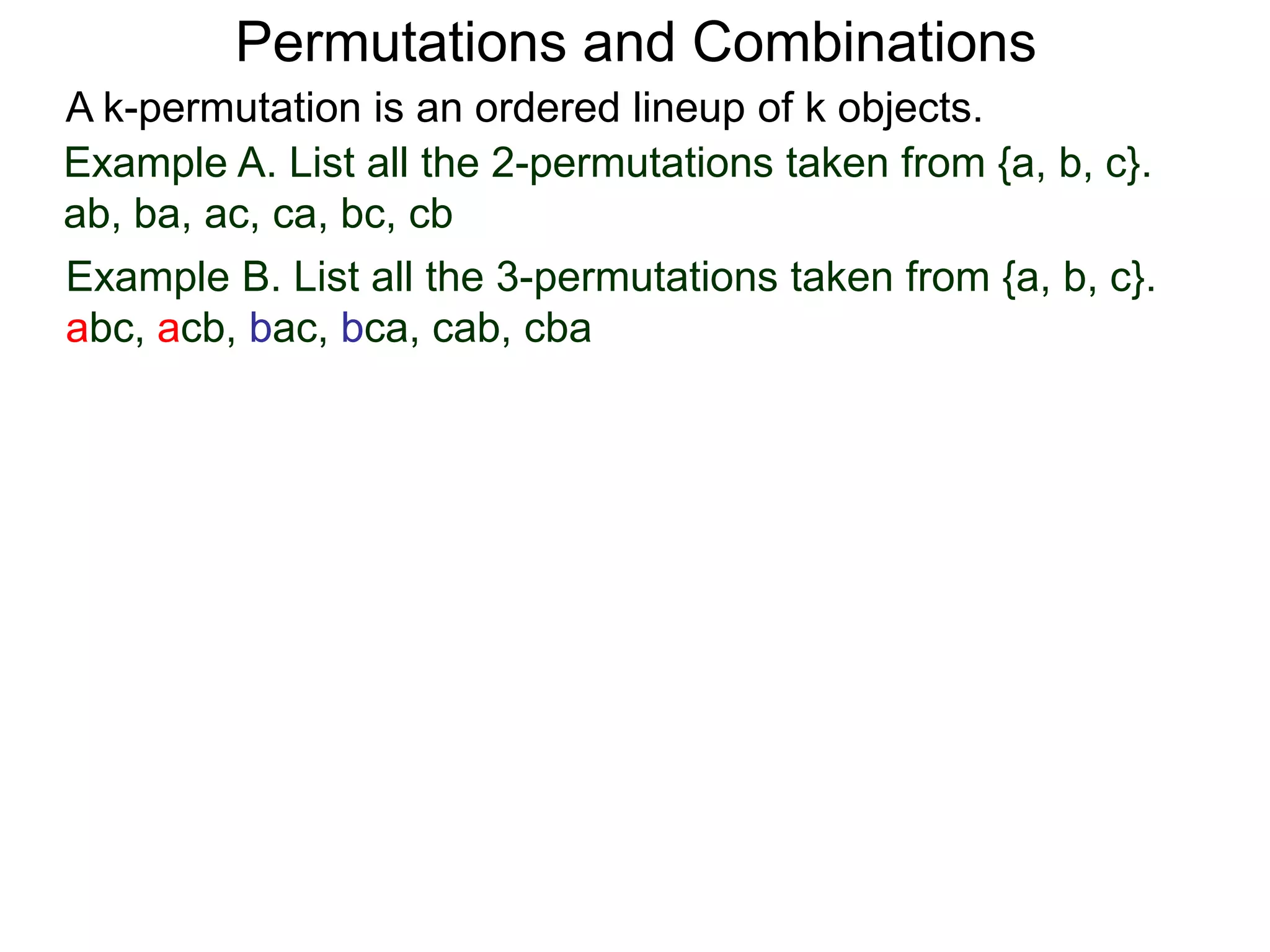5.5 permutations and combinations | PPTX