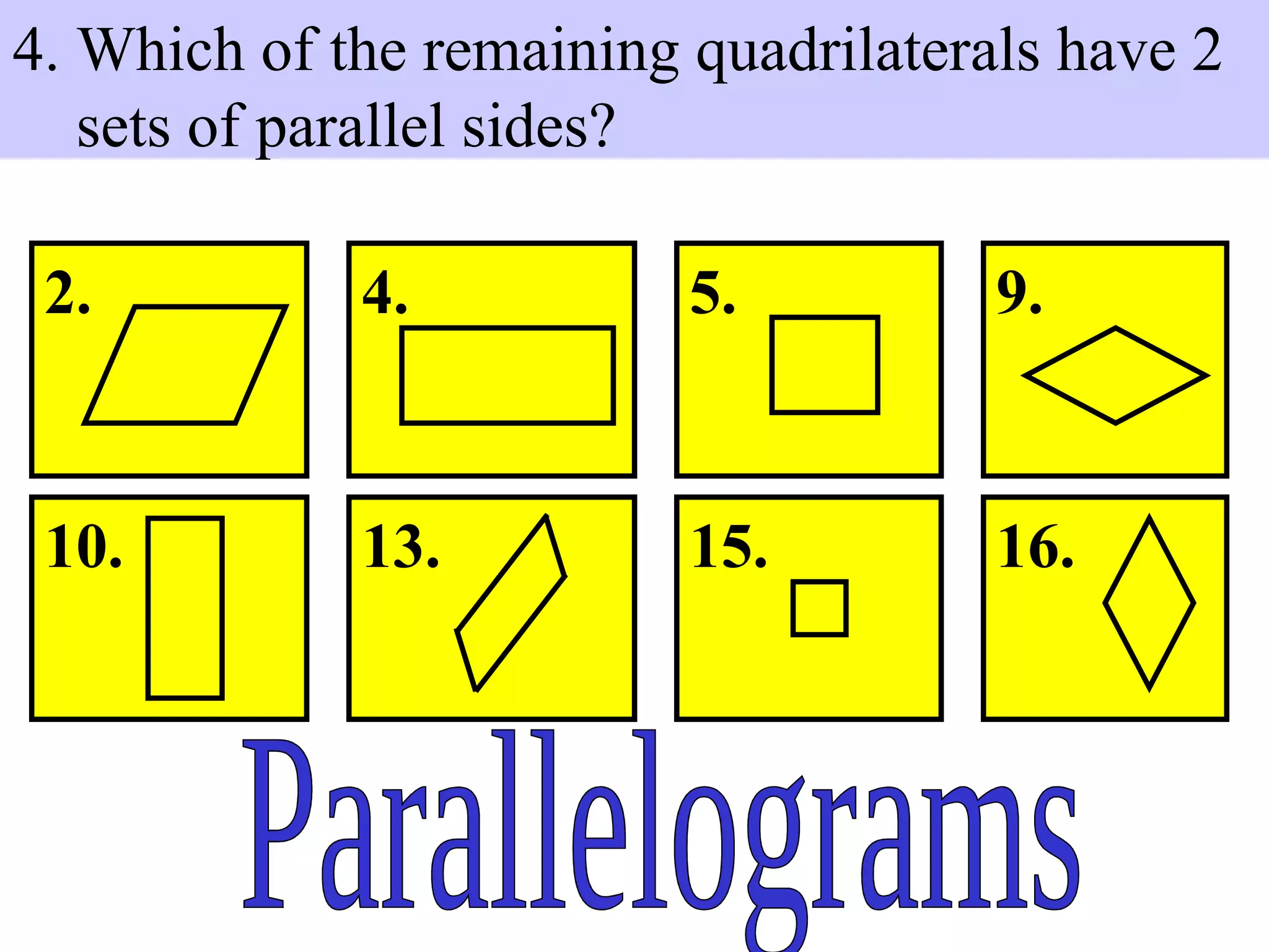 TechMathI - 5.5 - Special Parallelograms | PPT | Physics | Science