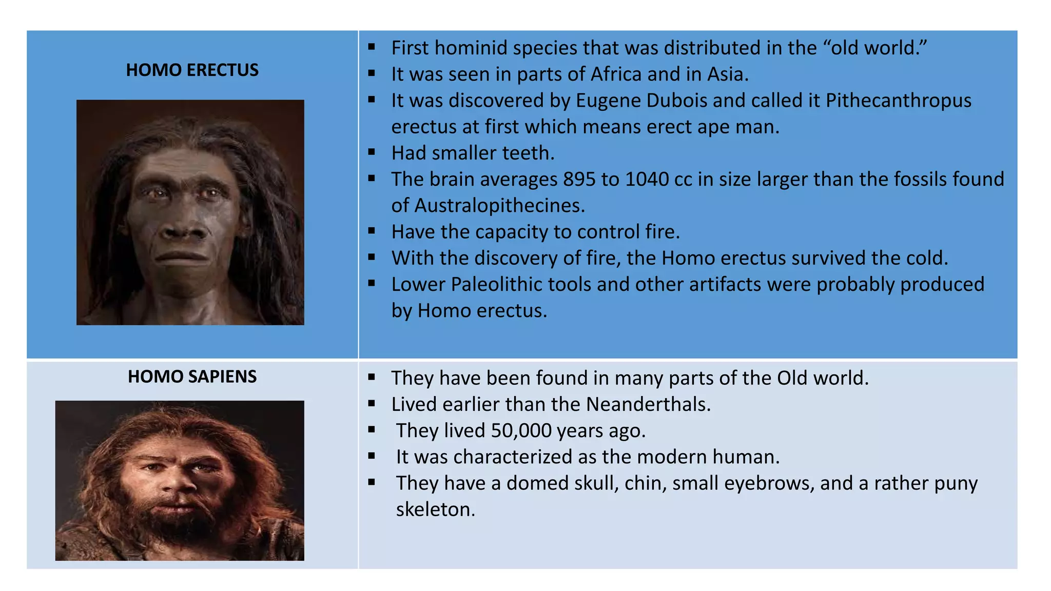 The origin of man and civilization | PPTX