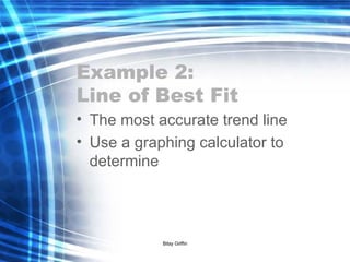5 6 Scatter Plots & Best Fit Lines | PPT