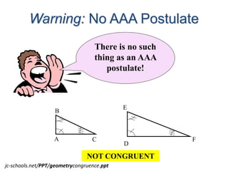 Geometry 5-6 ASA and AAS | PPT