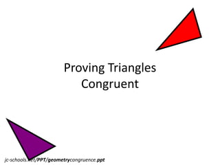 Geometry 5-6 ASA and AAS | PPTX
