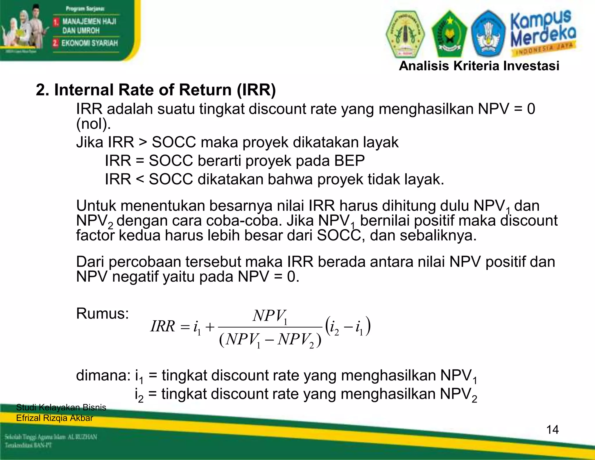 (5-6) Analisis Kelayakan Investasi.ppt