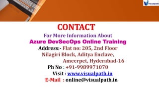 Azure DevOps Training In Ameerpet | Azure DevSecOps Online Training.pptx