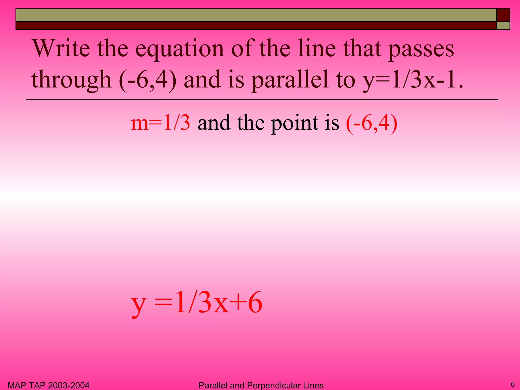 Parallel And Perpendicular Lines | PPT