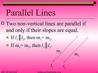 Parallel And Perpendicular Lines | PPT