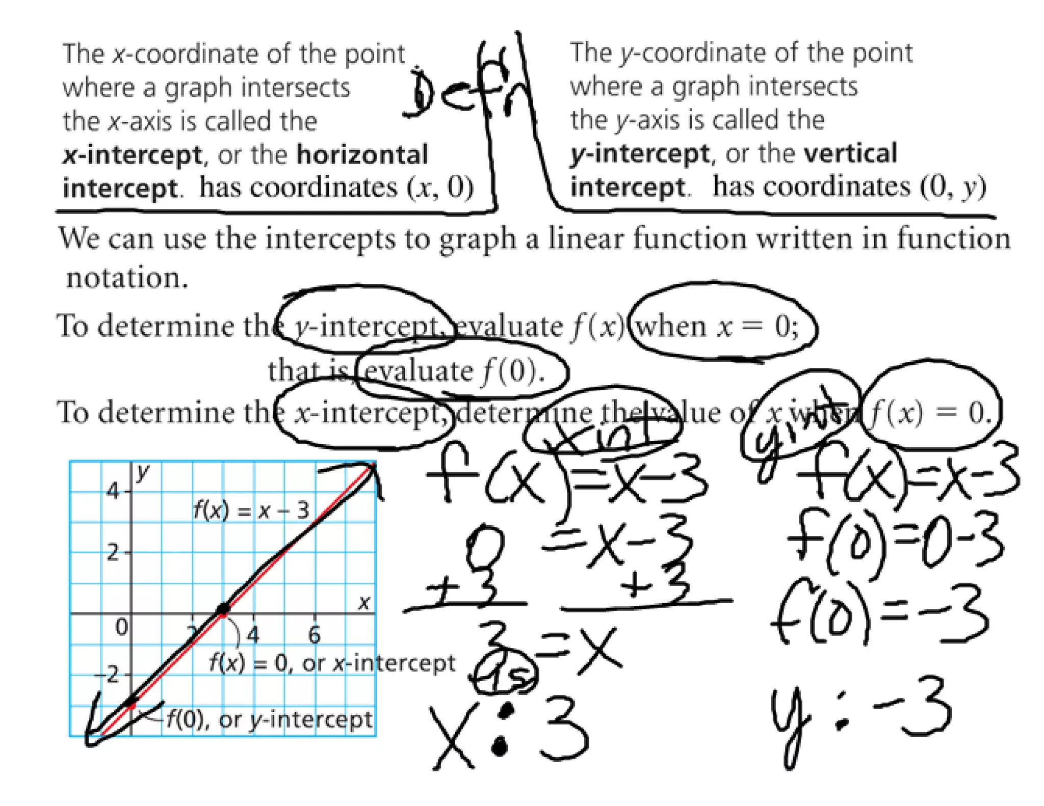 5.6 Table of Values and Intercepts Graphing notes | PPT
