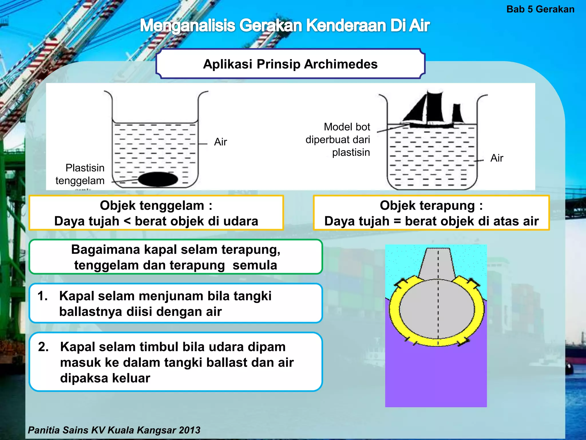 Menganalisis Gerakan Kenderaan di Air | PPTX