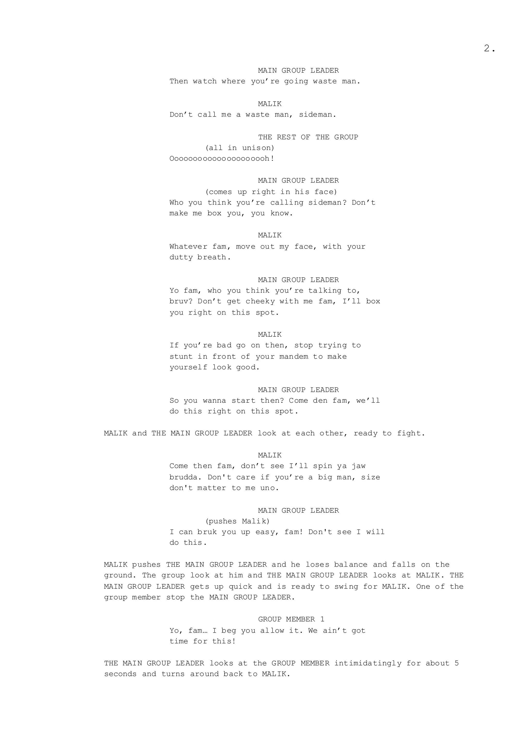 UNIT 11 LO3 SCRIPT FOR 5-7 MINUTE FILM | DOCX