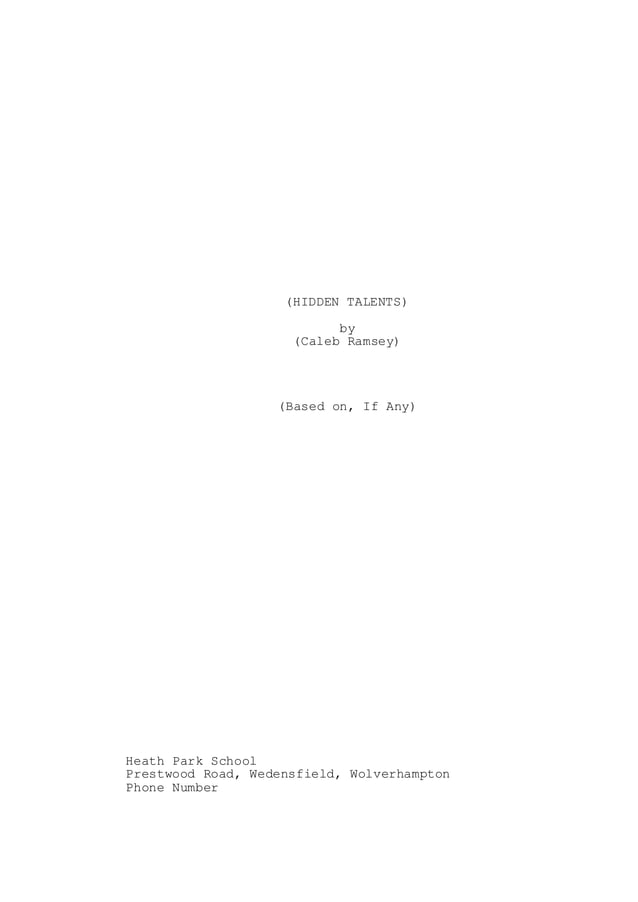 UNIT 11 LO3 SCRIPT FOR 5-7 MINUTE FILM | PDF