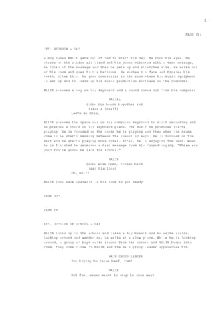 UNIT 11 LO3 SCRIPT FOR 5-7 MINUTE FILM | DOCX