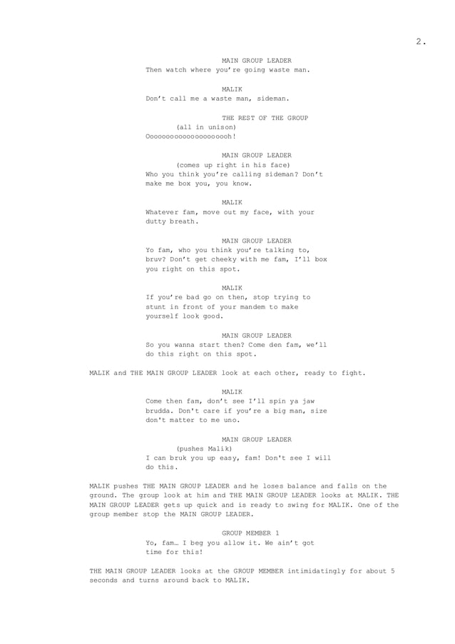 UNIT 11 LO3 SCRIPT FOR 5-7 MINUTE FILM | PDF