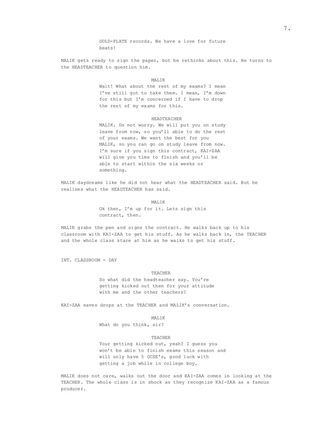UNIT 11 LO3 SCRIPT FOR 5-7 MINUTE FILM | DOCX