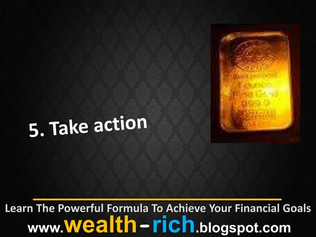 7 steps to attracting wealth | PPTX