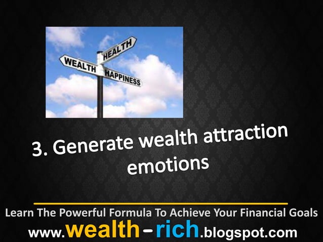 7 steps to attracting wealth | PPTX